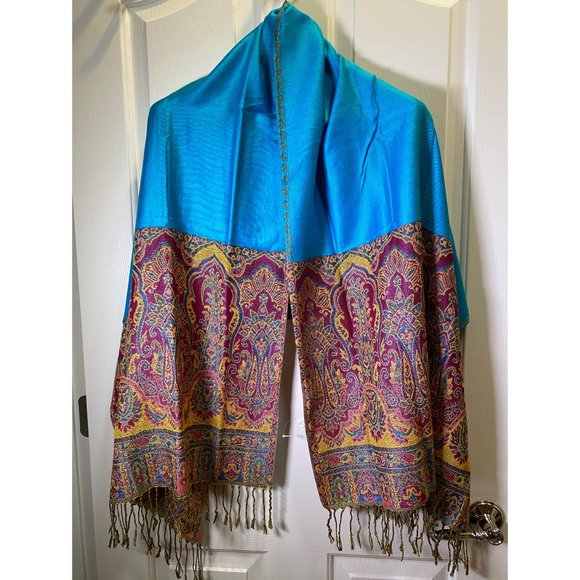 Accessories | Luxurious Paisley Pattern Scarfwrapshawl New | Poshmark